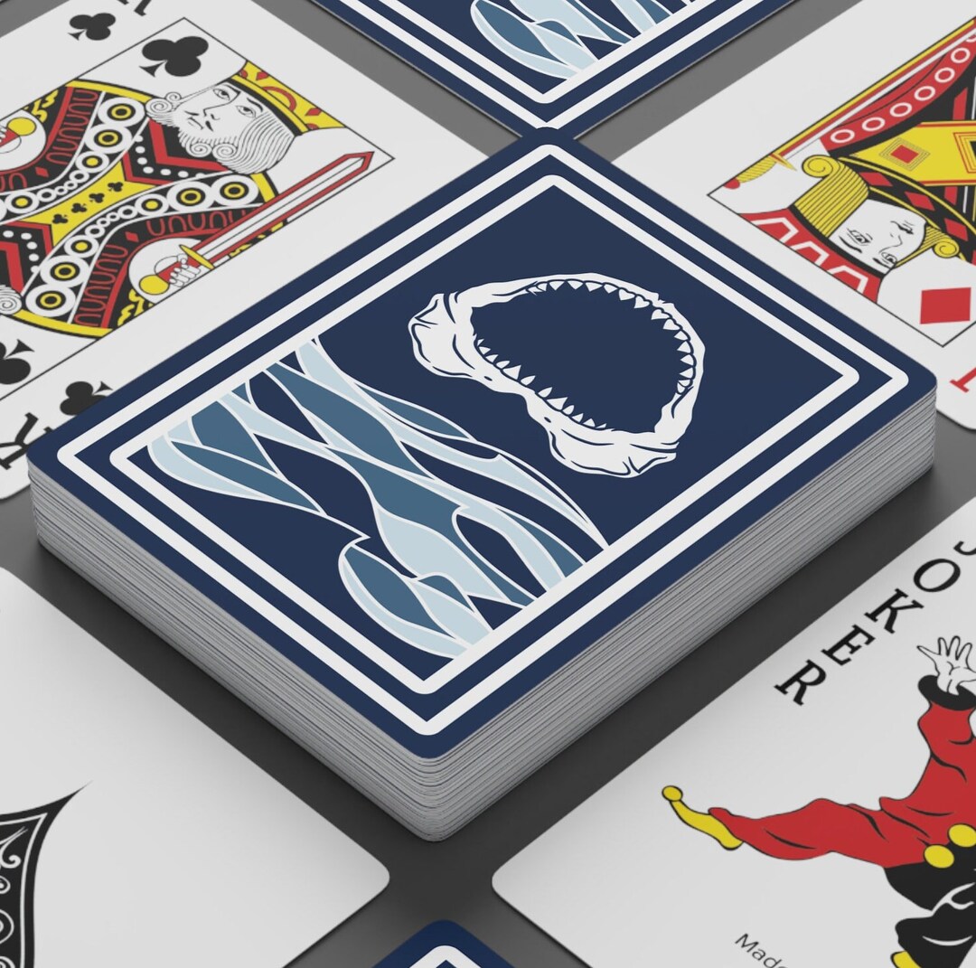 Deck of Shark Cards Gift for Father Gift for Son Cards - Etsy