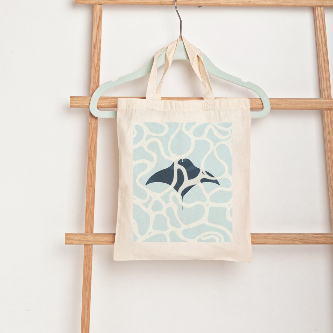 Manta Ray Tote Bag Beach Bag Fish Themed Bag Beach - Etsy