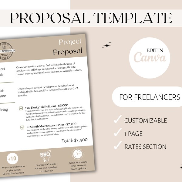 Content Creator Proposal Template - Etsy