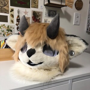 Sheep / Goat Kemono Fursuit Head [made by Ppkbunny on Etsy] - Etsy