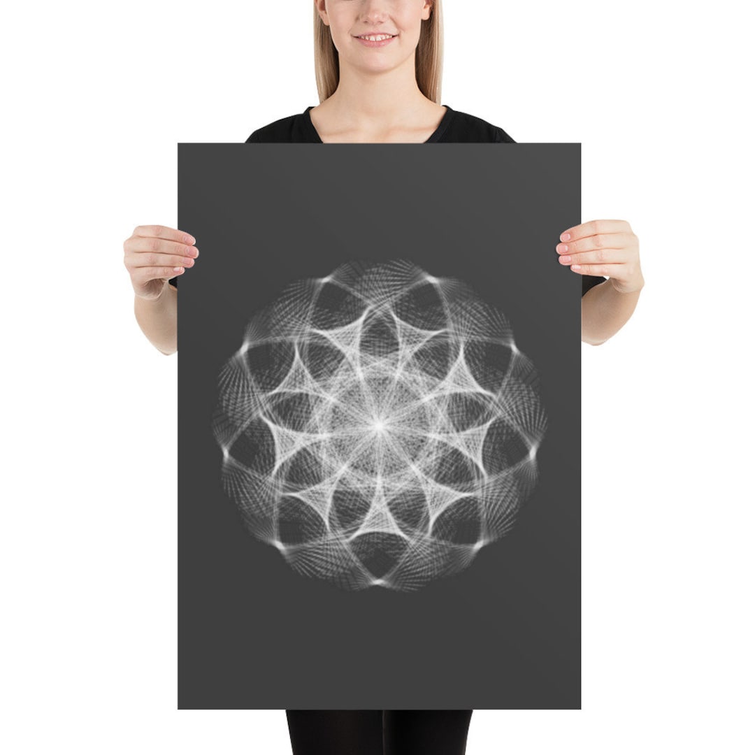Geometric Parametric Poster - Etsy