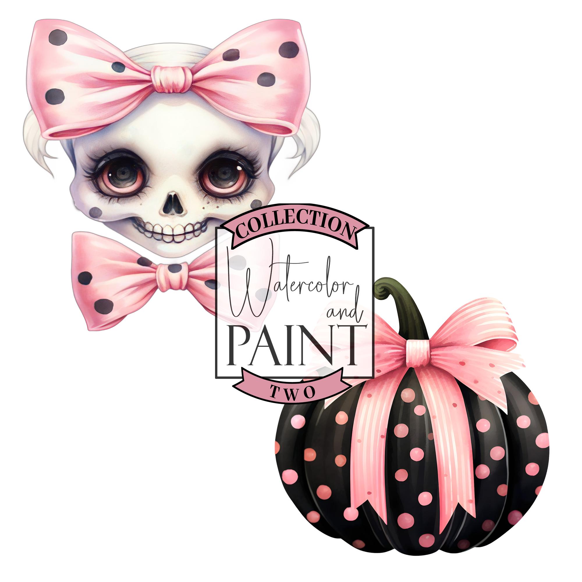 Pink Halloween, Collection Two, 22 PNG Clipart, Instant Download ...