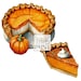 Pie Clipart, Thanksgiving Elements, Watercolor Graphics, Instant ...