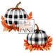 Plaid Pumpkin, Fall Clipart, Autumn Graphics, Instant Download ...