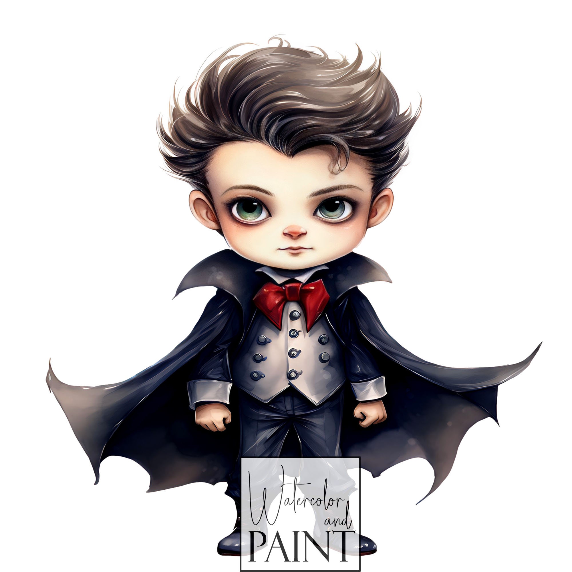 Halloween Creatures Clipart Frankenstein Ghost Dracula Witch - Etsy
