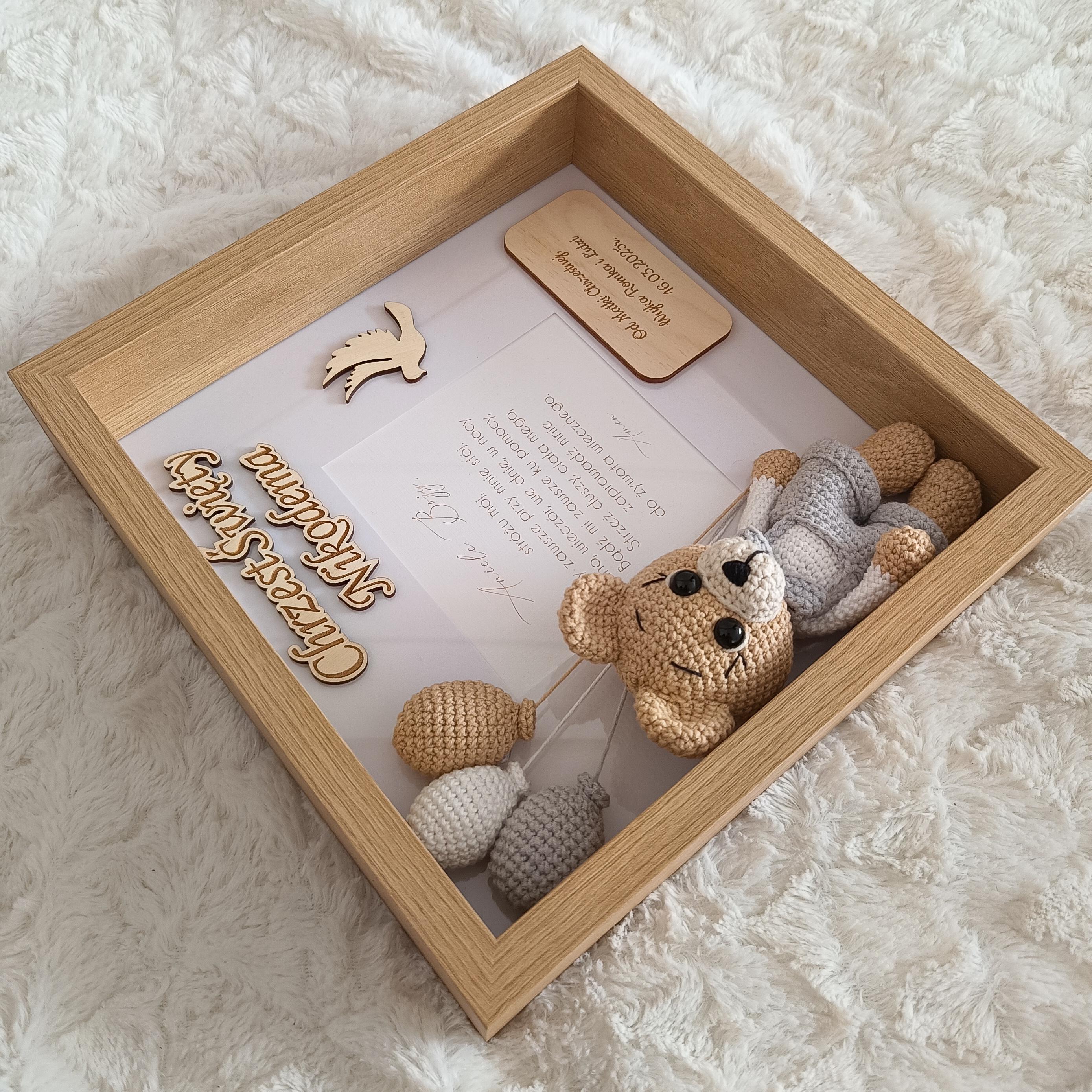Personalized Baptism Frame With Name and Date - Unique Christening ...