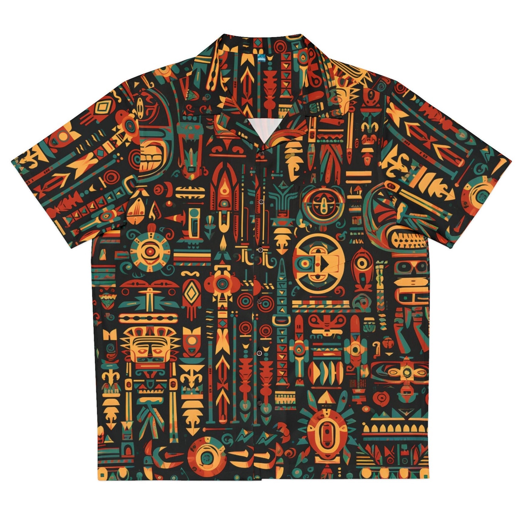Men's 'native Spirit' Hawaiian Shirt - Etsy