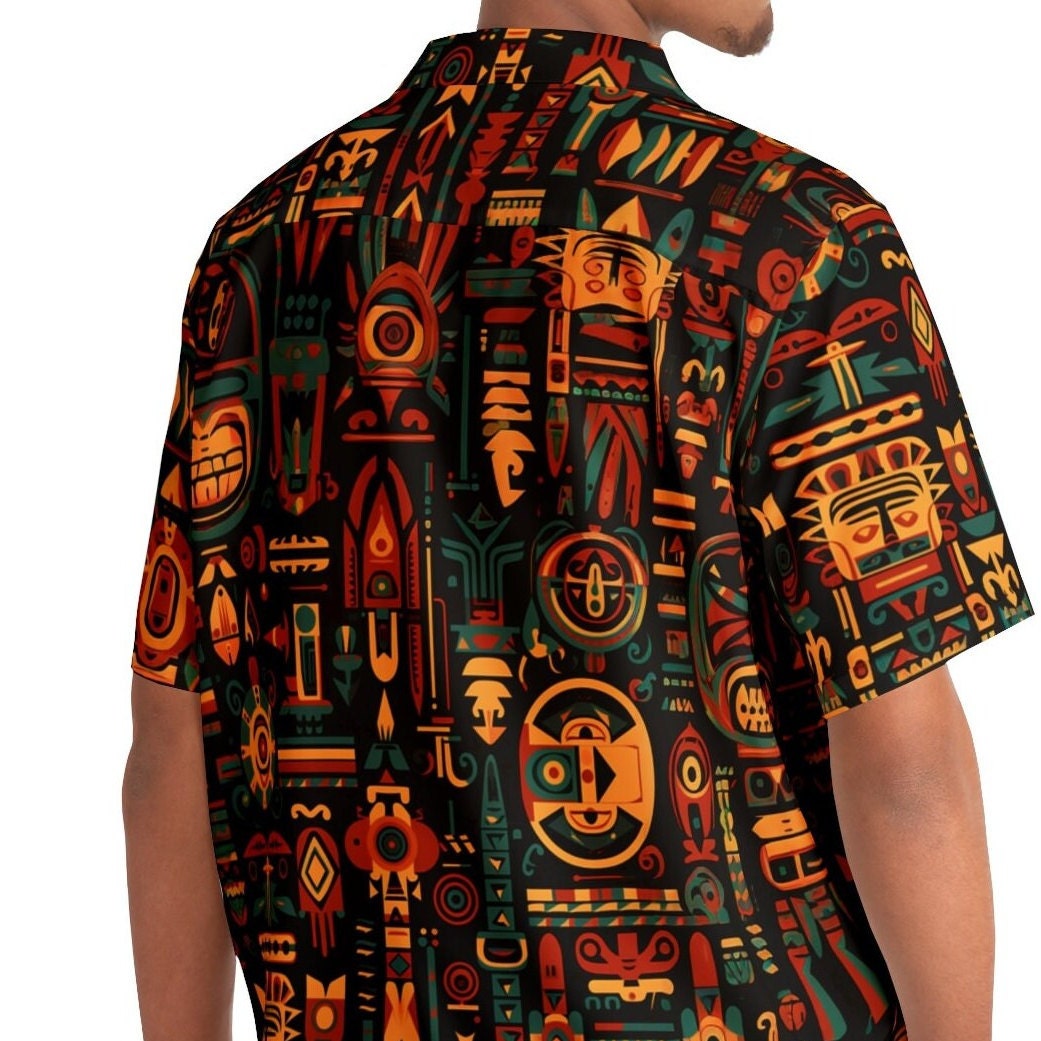 Men's 'native Spirit' Hawaiian Shirt - Etsy
