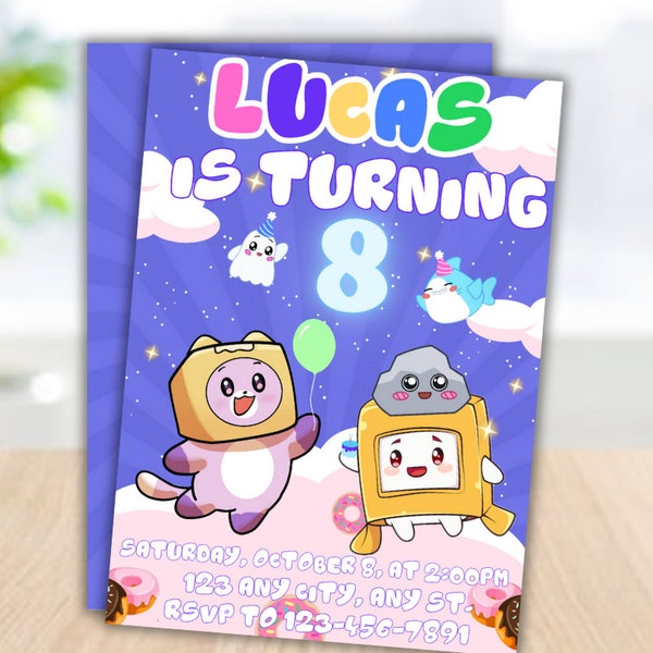 Lankybox Template - Etsy