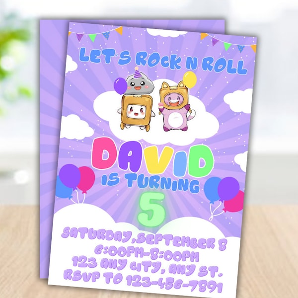 Birthday Lankybox - Etsy