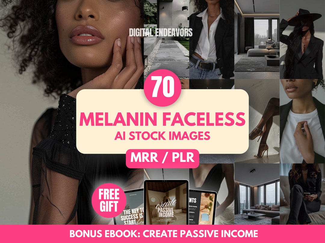 Melanin Faceless Stock Photos With Master Resell Rights and Private ...