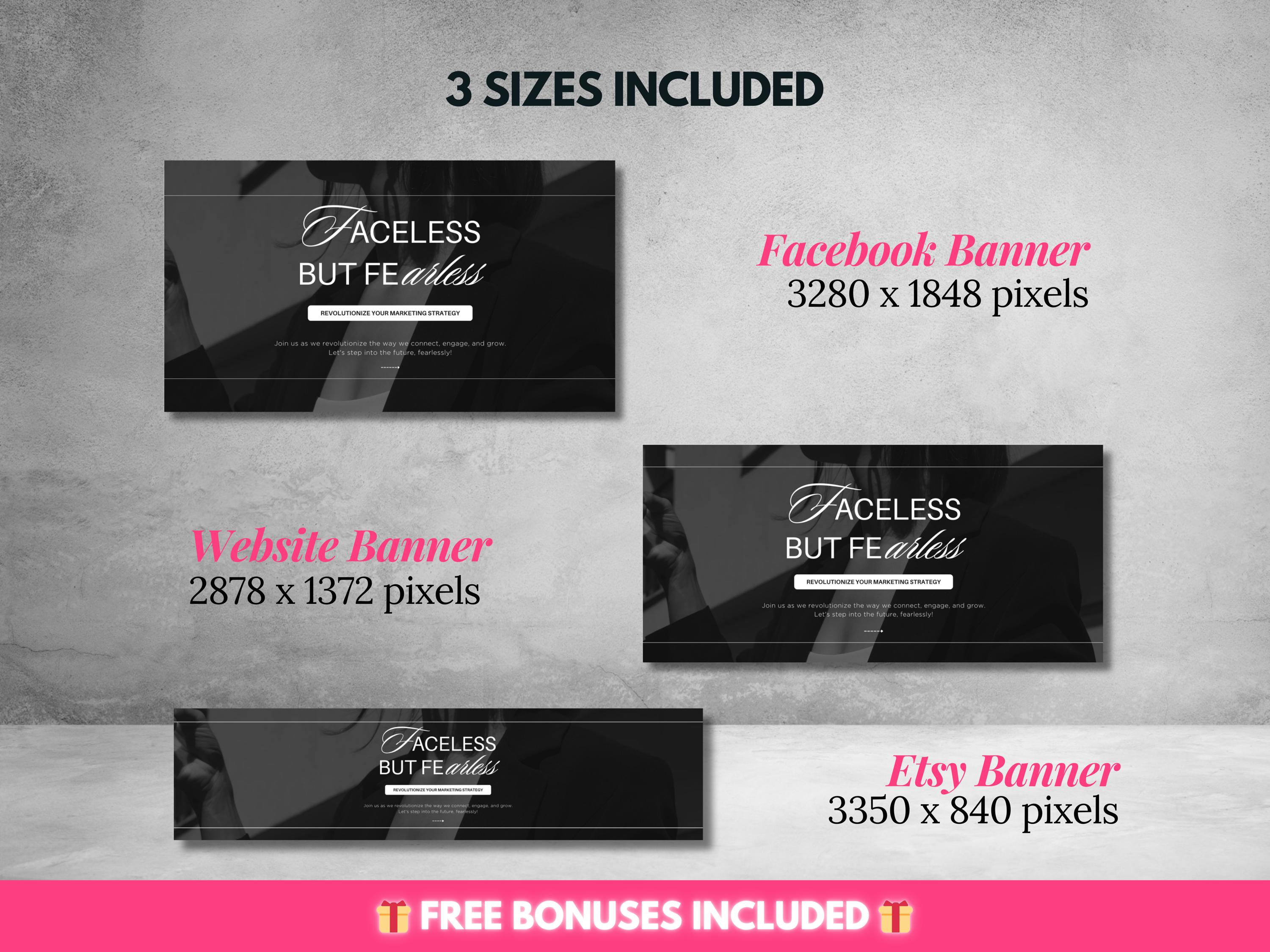 Faceless Social Media Templates Bundle, Faceless Instagram Marketing ...