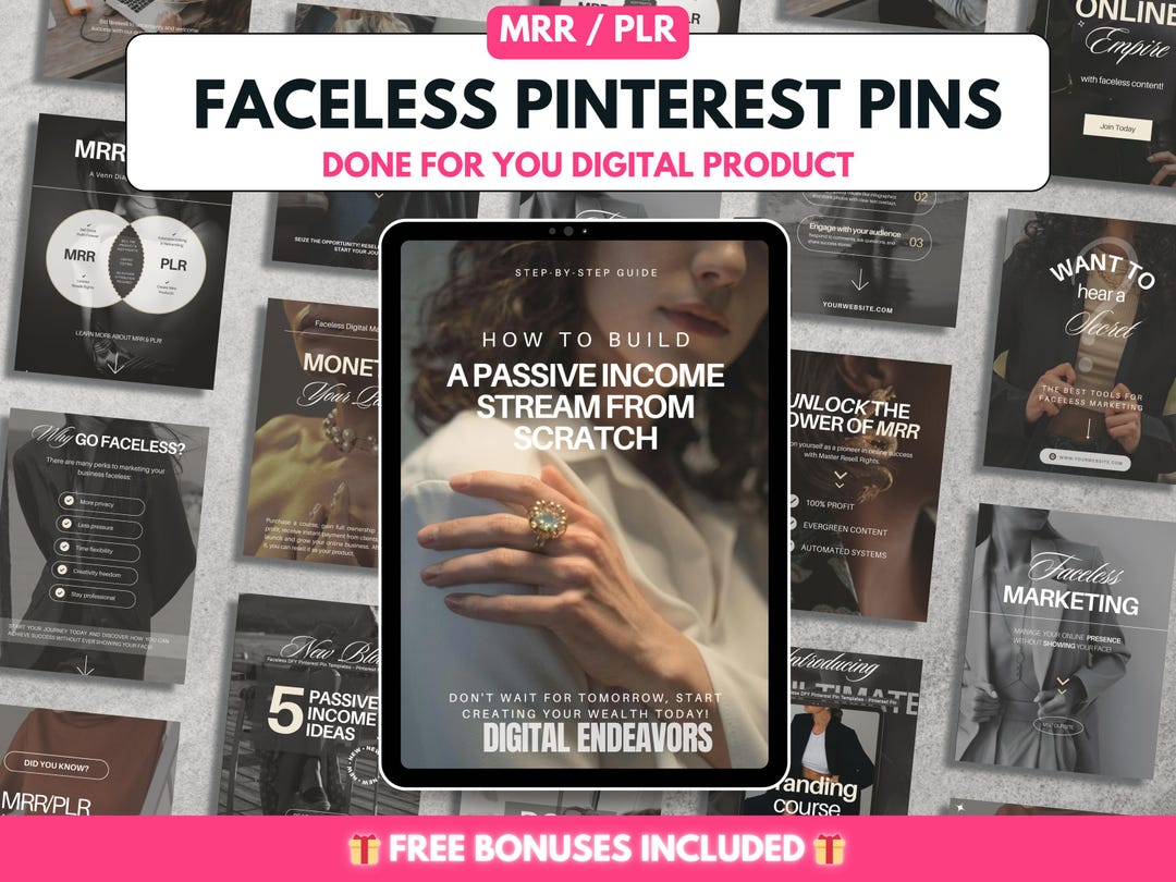 Pinterest Faceless Canva Templates, Faceless Templates Canva, Pinterest ...