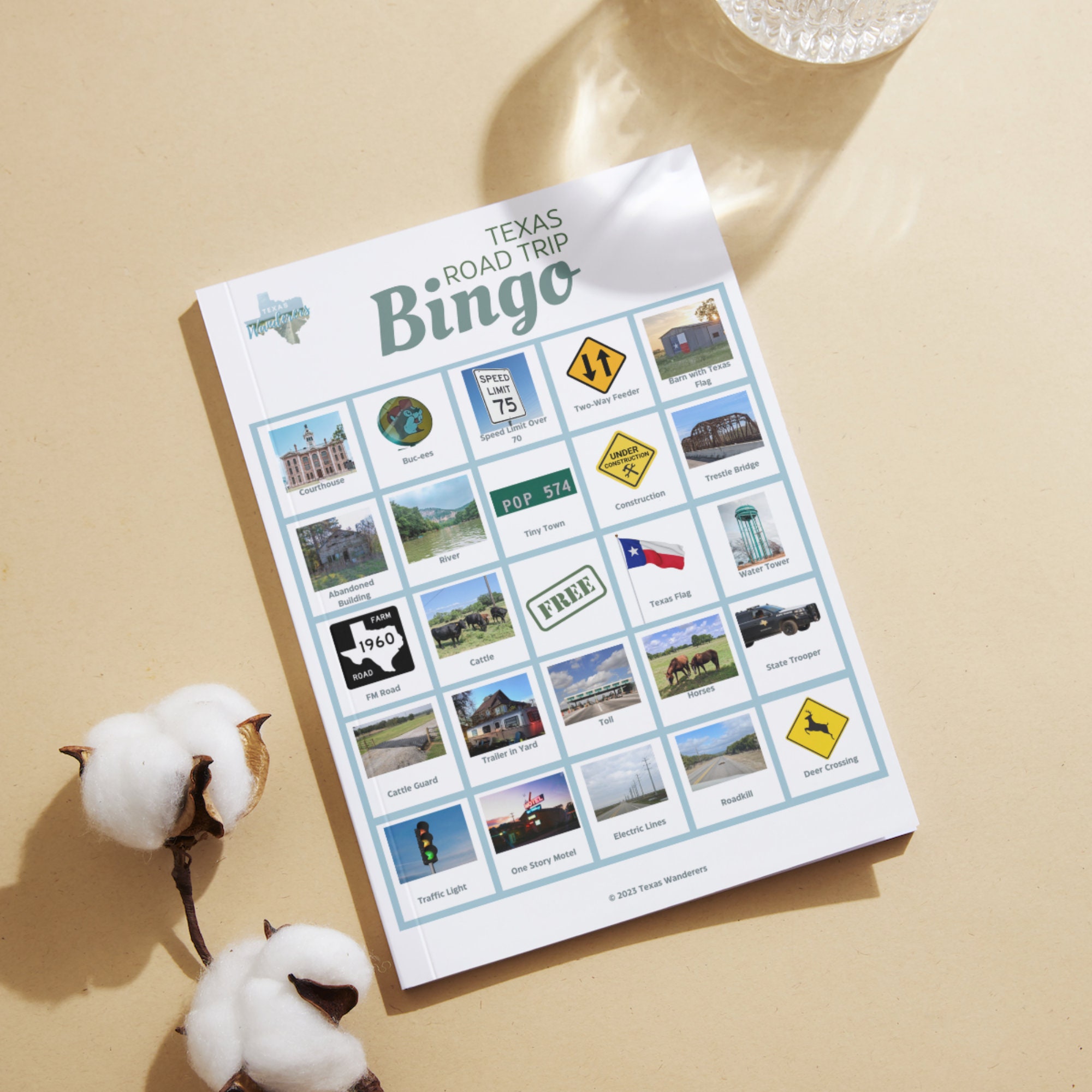 Texas Road Trip Bingo Printable (6 Bingo Cards + Prize Sheet) - Etsy