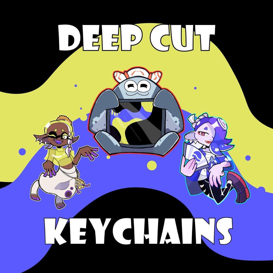 Deep Cut Acrylic Keychains - Etsy