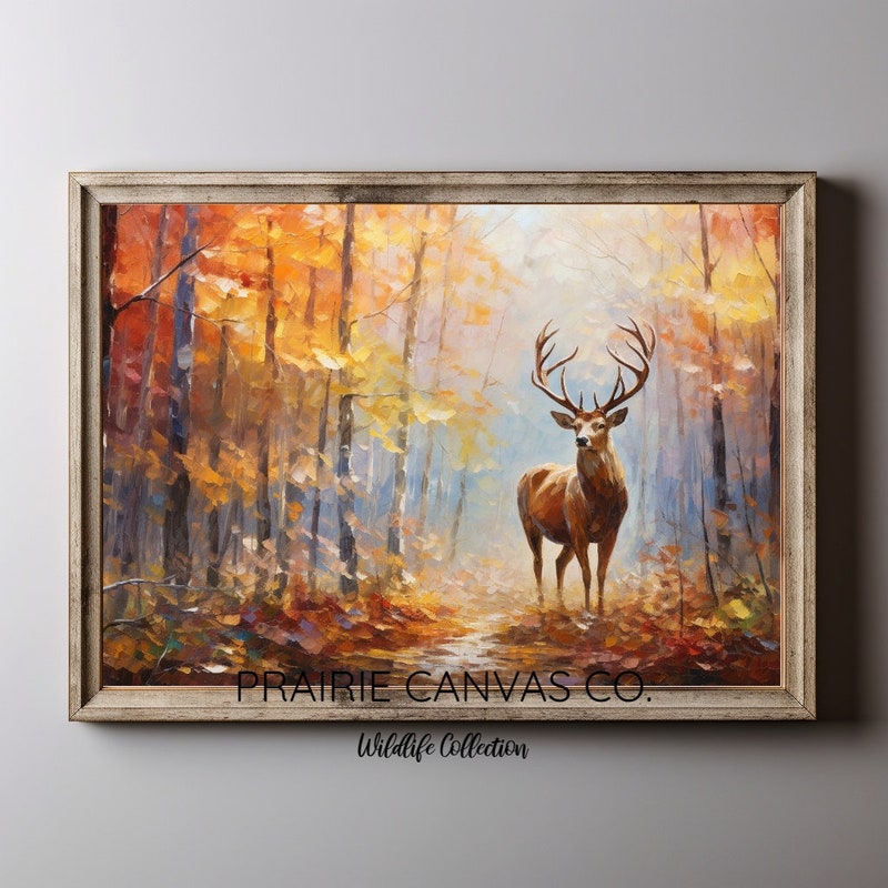 Deer Painting - Etsy