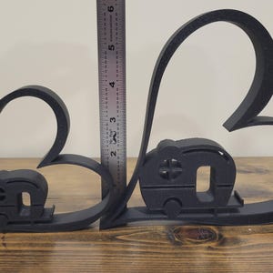 3D Printed Camper Heart - Camping Decor Sign - Etsy