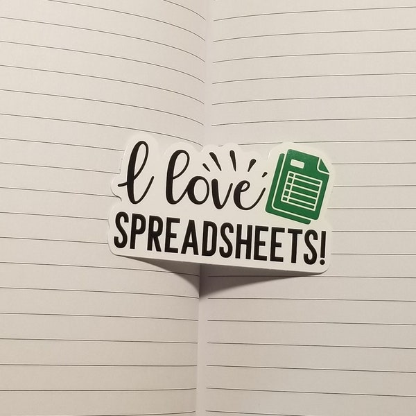 I Love Spreadsheets - Etsy