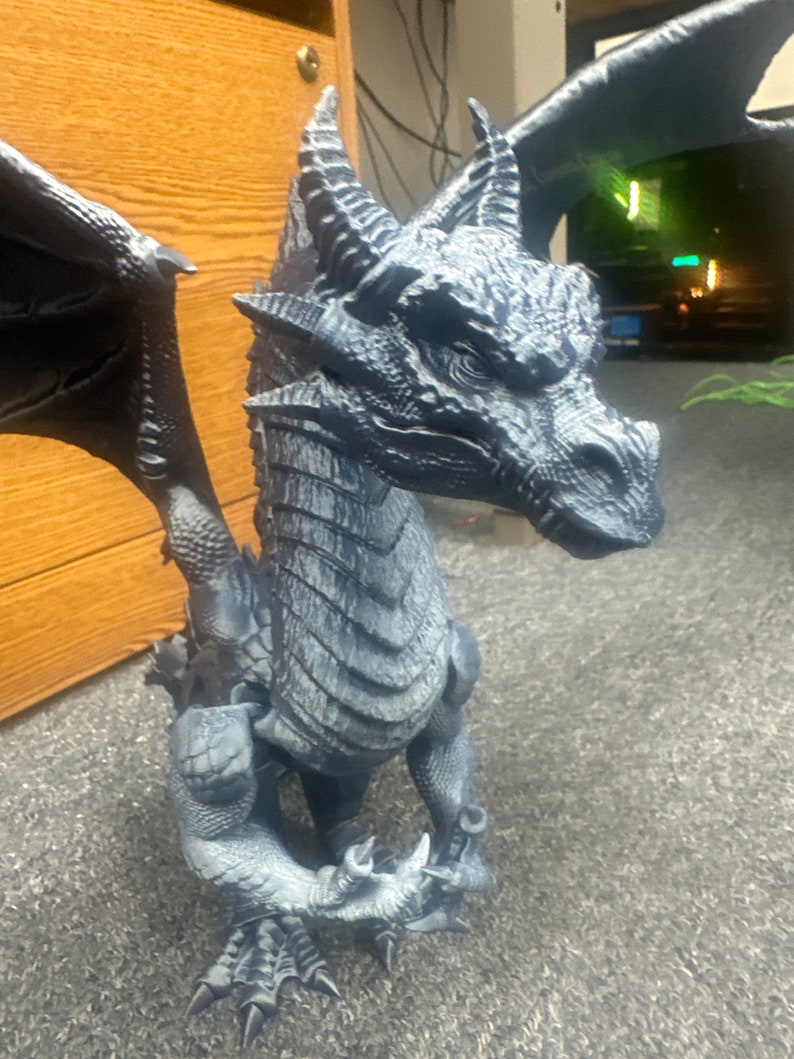 Articulated Dragon 12 Inches Tall - Etsy