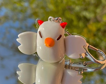 Cowboy Duck Polymer Clay Keychain - Etsy