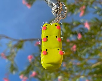 Stacked Oranges Polymer Clay Keychain - Etsy UK