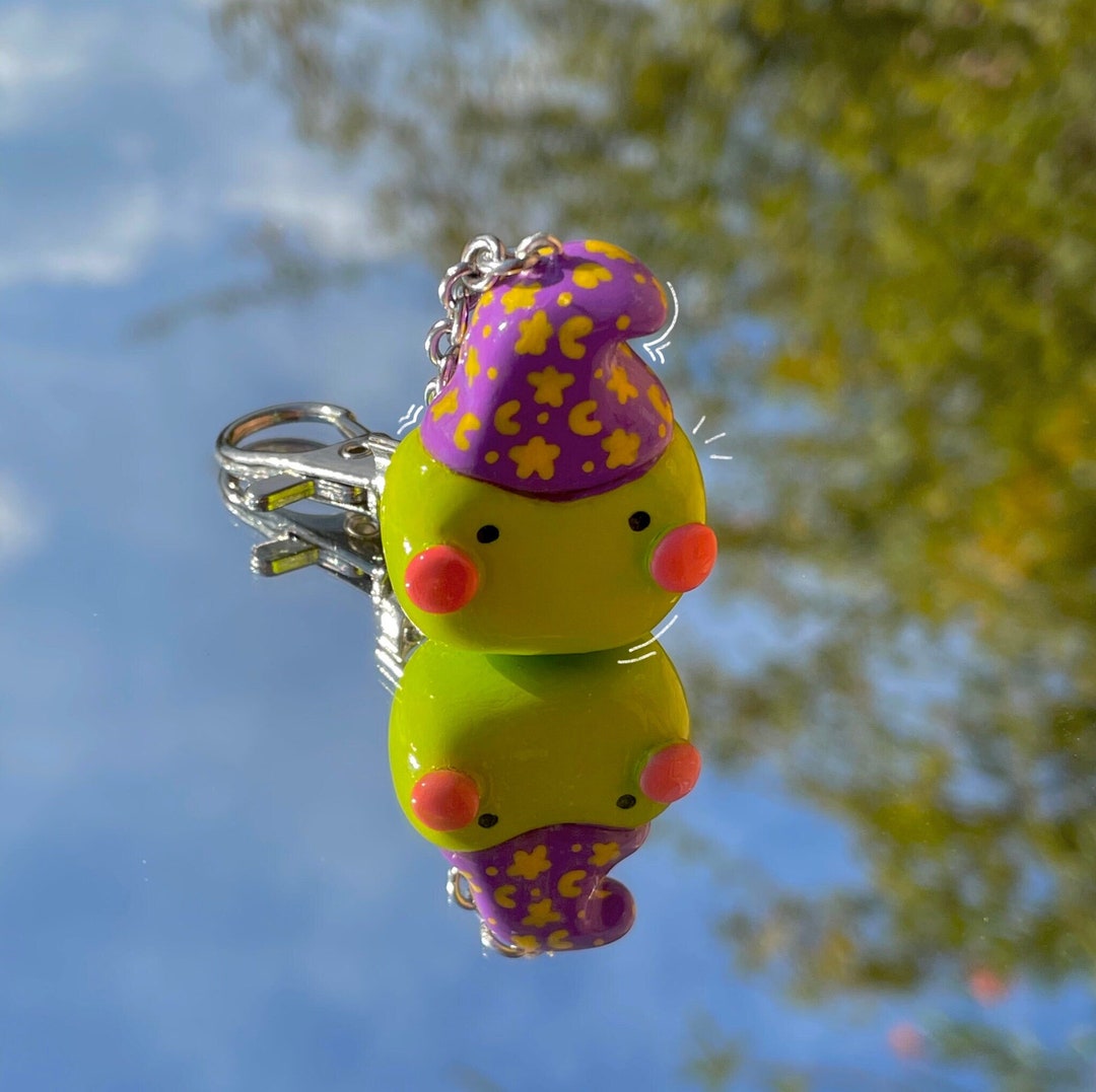 Wizard Frog Polymer Clay Keychain || Cute Lill Wizzy Frog Boi - Etsy