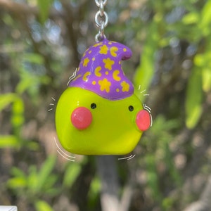 Wizard Frog Polymer Clay Keychain || Cute Lill Wizzy Frog Boi - Etsy