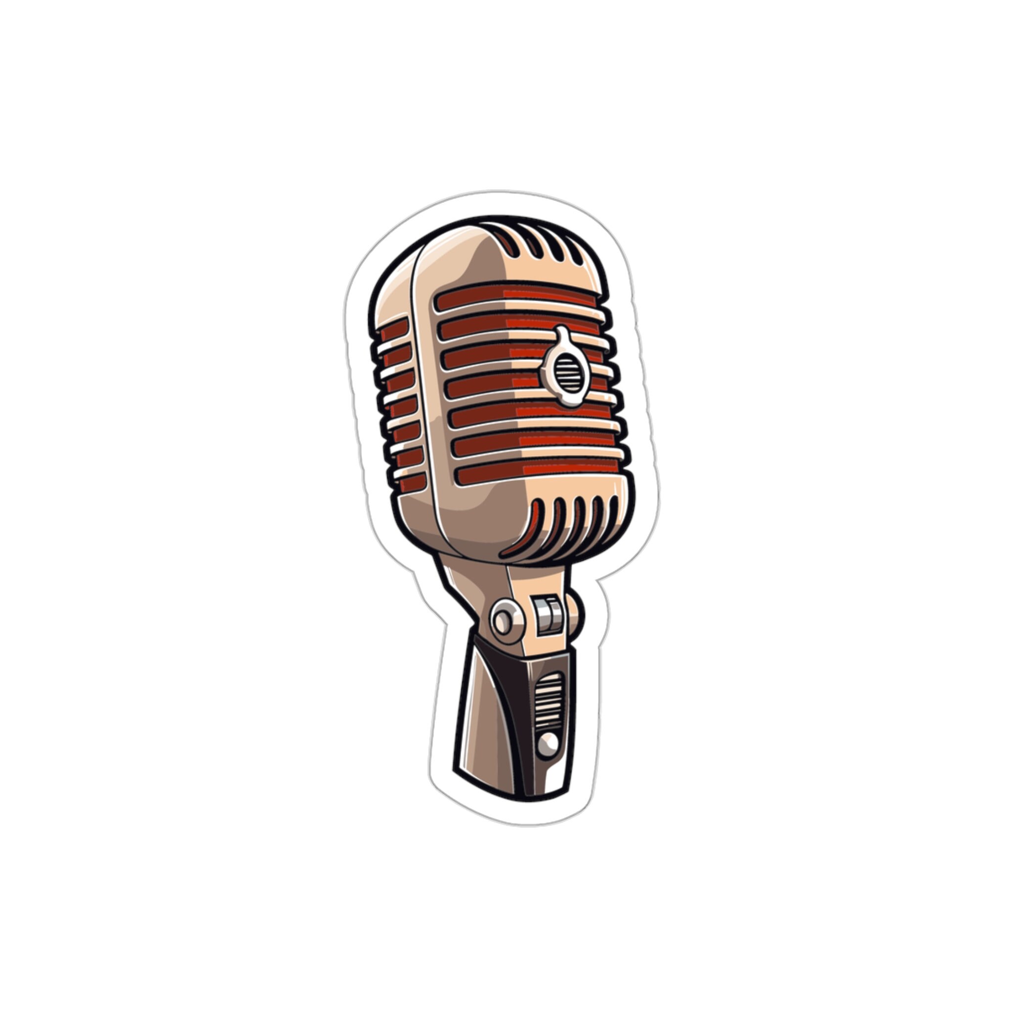 Retro Microphone - Etsy