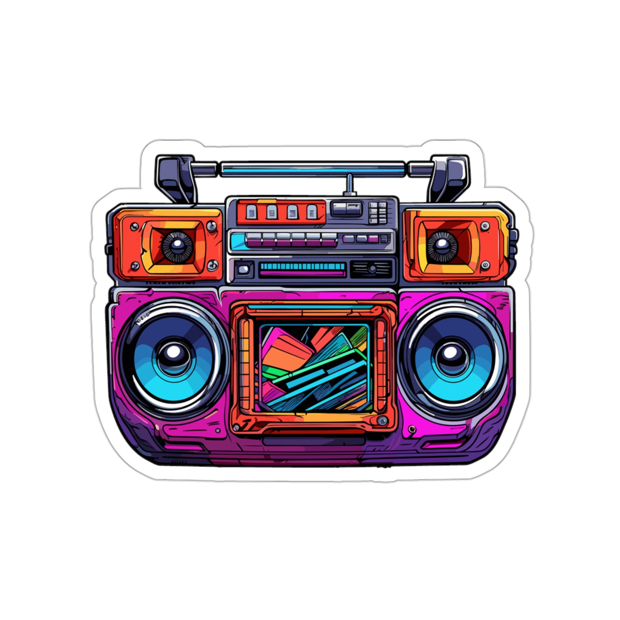 Old School Boom Box - Etsy