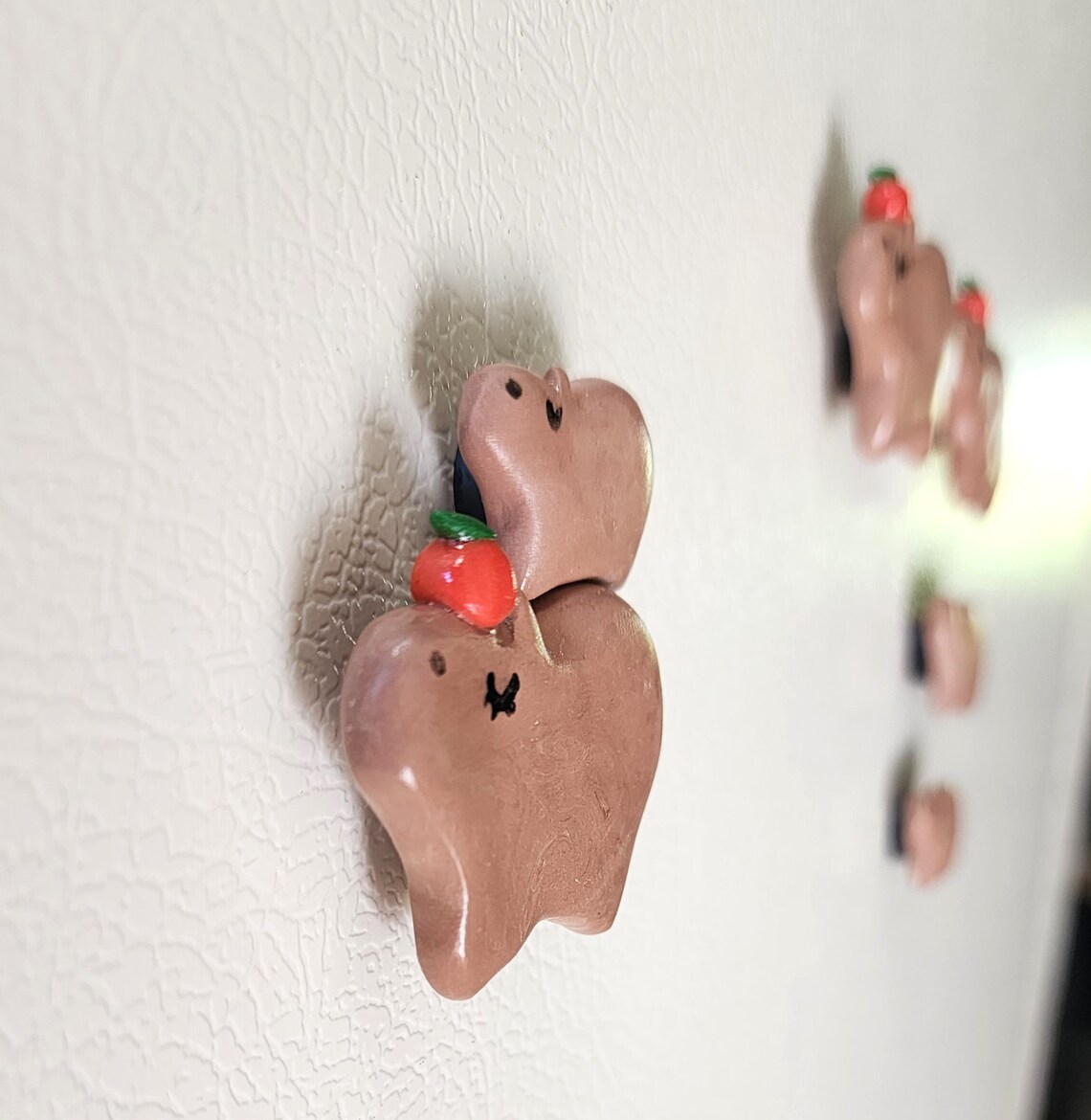 Capybara Stack Magnets 1 Pair Polymer Clay Refrigerator Magnets ...