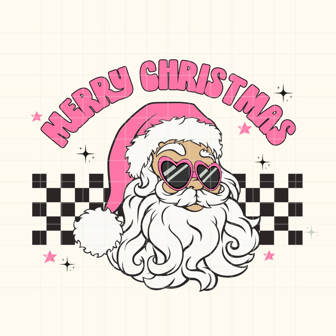 Groovy Santa Png Preppy Santa Claus Png-christmas Sublimation Digital ...