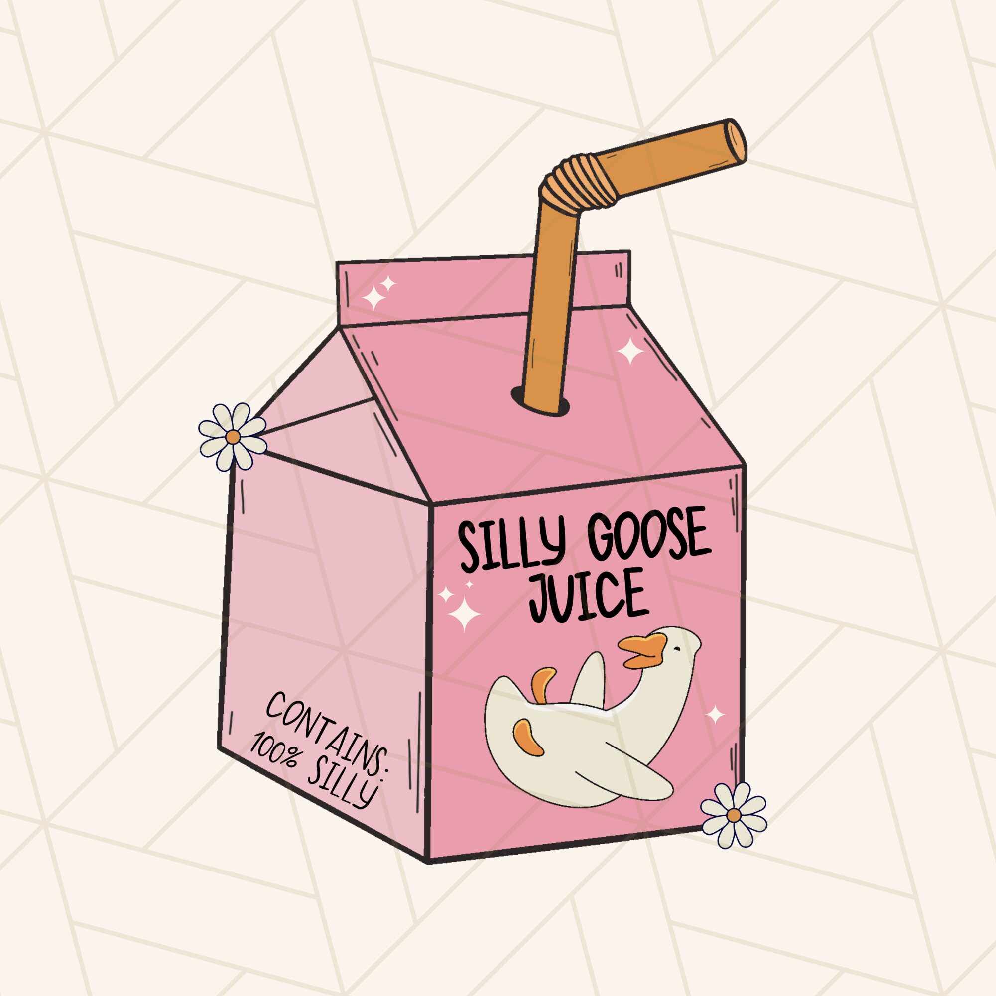 Silly Goose Juice Png, Funny Sublimation Design, Good Vibes Instant ...