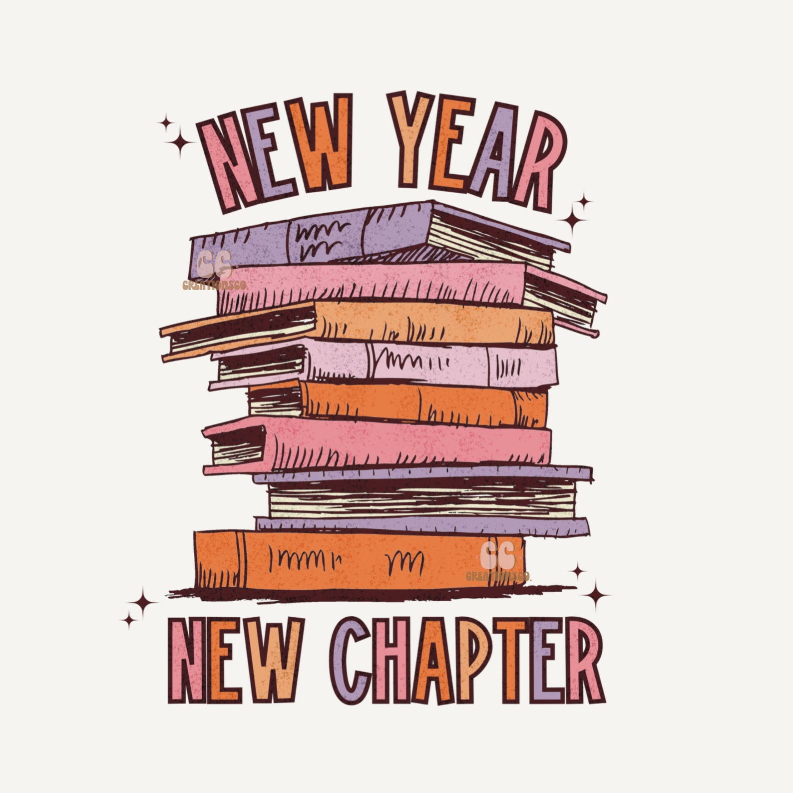New Year New Chapter Png-new Years Sublimation Digital Design Download ...