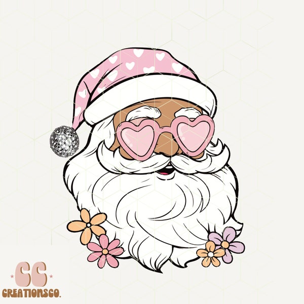 Preppy Santa Png - Etsy