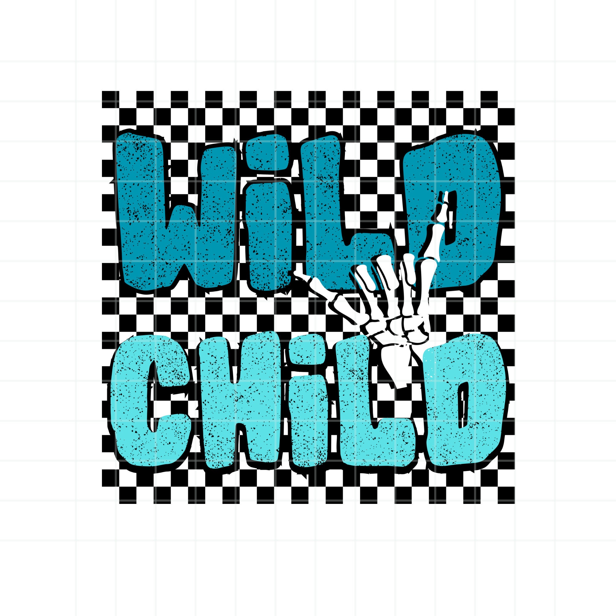 Wild Child Checkered Sublimation File, Toddler Png Design, Shirt for ...
