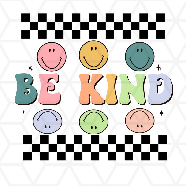 Retro Be Kind Png Kids Be Kind Png Boho Png Groovy Be Kind - Etsy