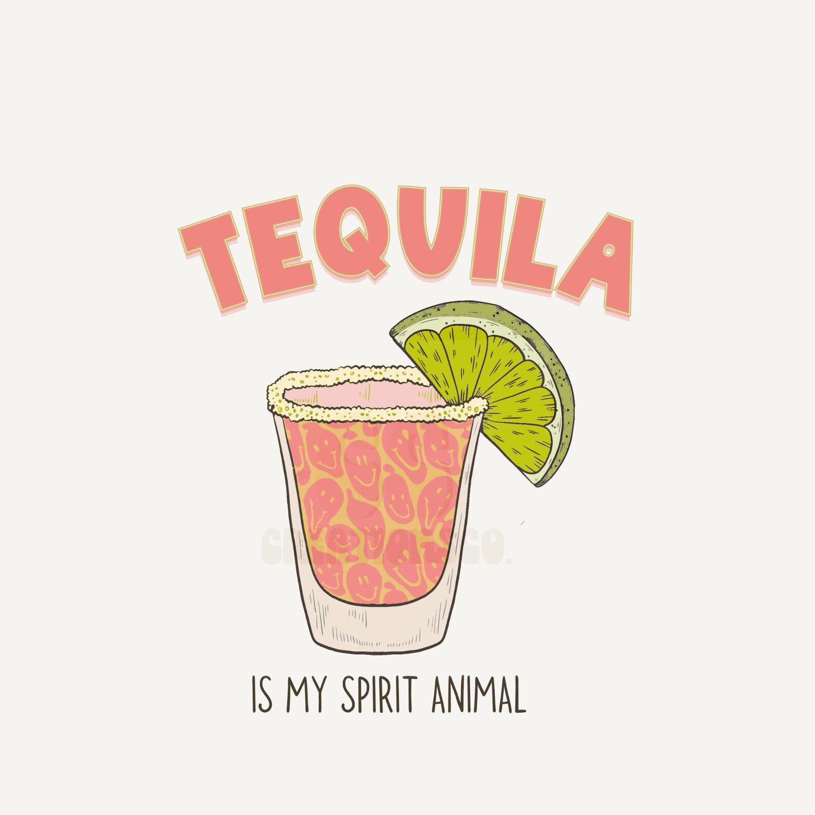 Tequila is My Spirit Animal Png-funny Sublimation Digital Design ...