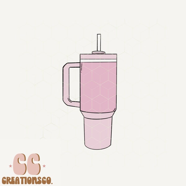 Stanley Tumbler Clipart - Etsy