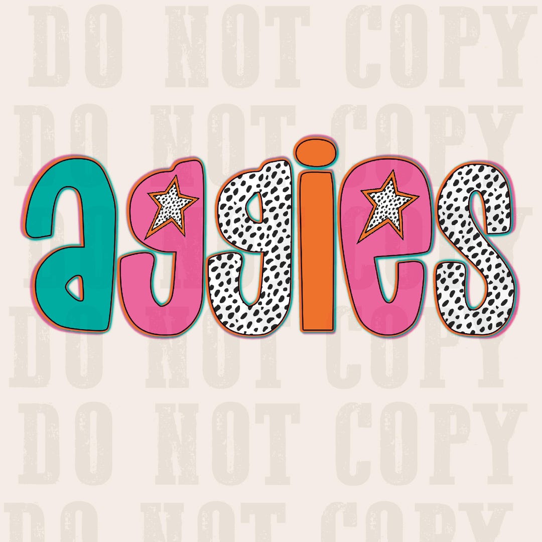 Aggies Mascot Design | Digital Download | PNG File | Sublimation and ...