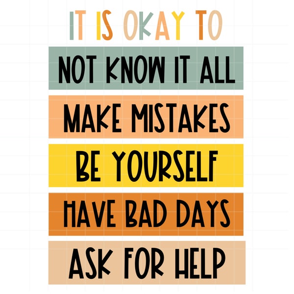 Its Okay to Not Be Okay PNG Mental Health Awareness Sunflower Its Okay ...