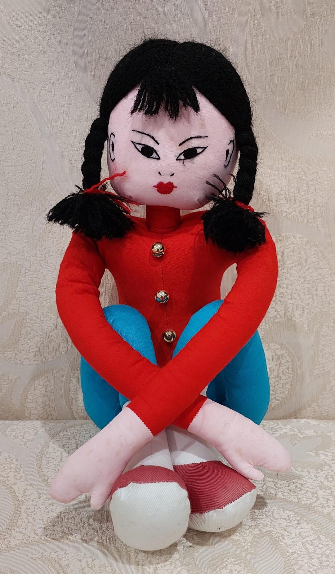 Chinese 50 Cm Cloth Doll With Long Limbs - Etsy