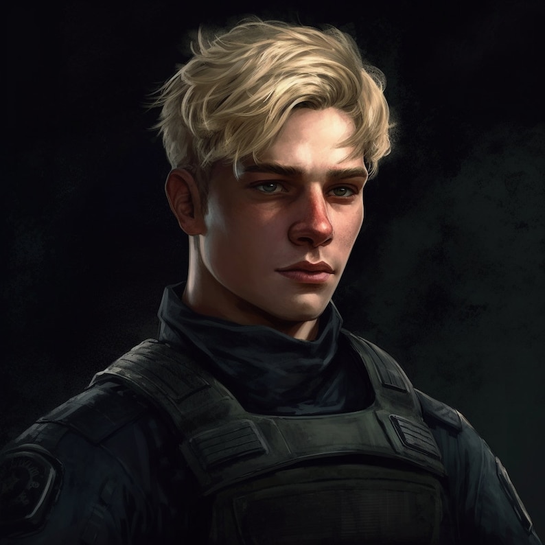 Realistic SWAT Character Pack | Character Portrait - Etsy