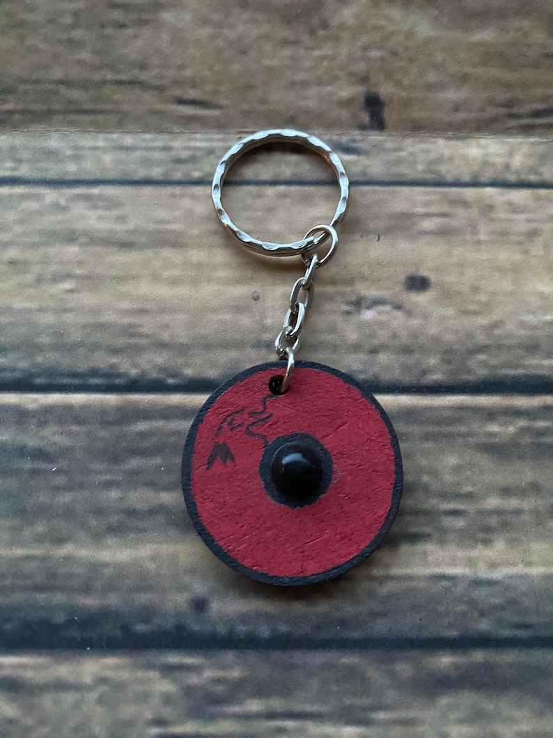 Vikings Shield Keyrings - Hand Painted Norse Gift, Keychain, Viking ...
