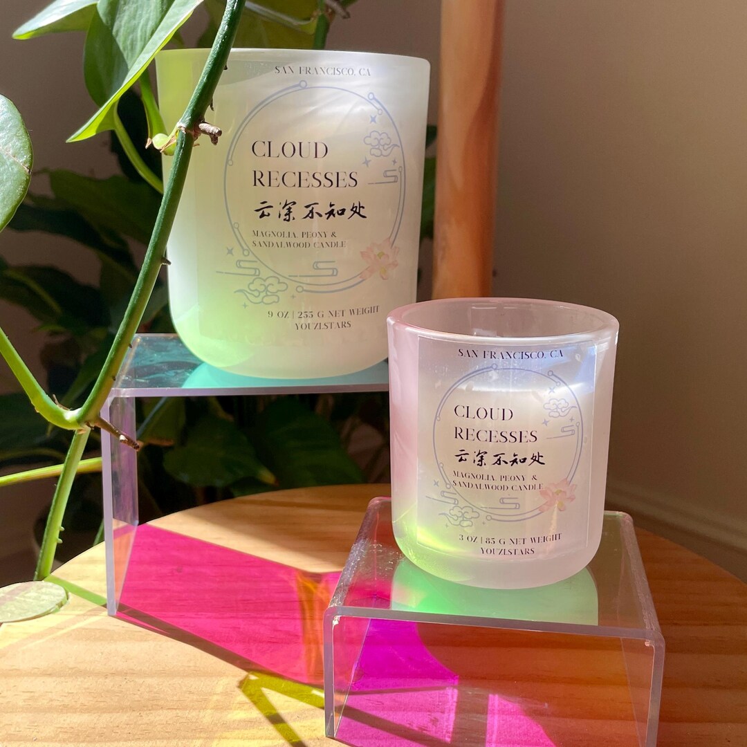 Cloud Recesses Magnolia Peony and Sandalwood Candle | MXTX Lan Wangji ...