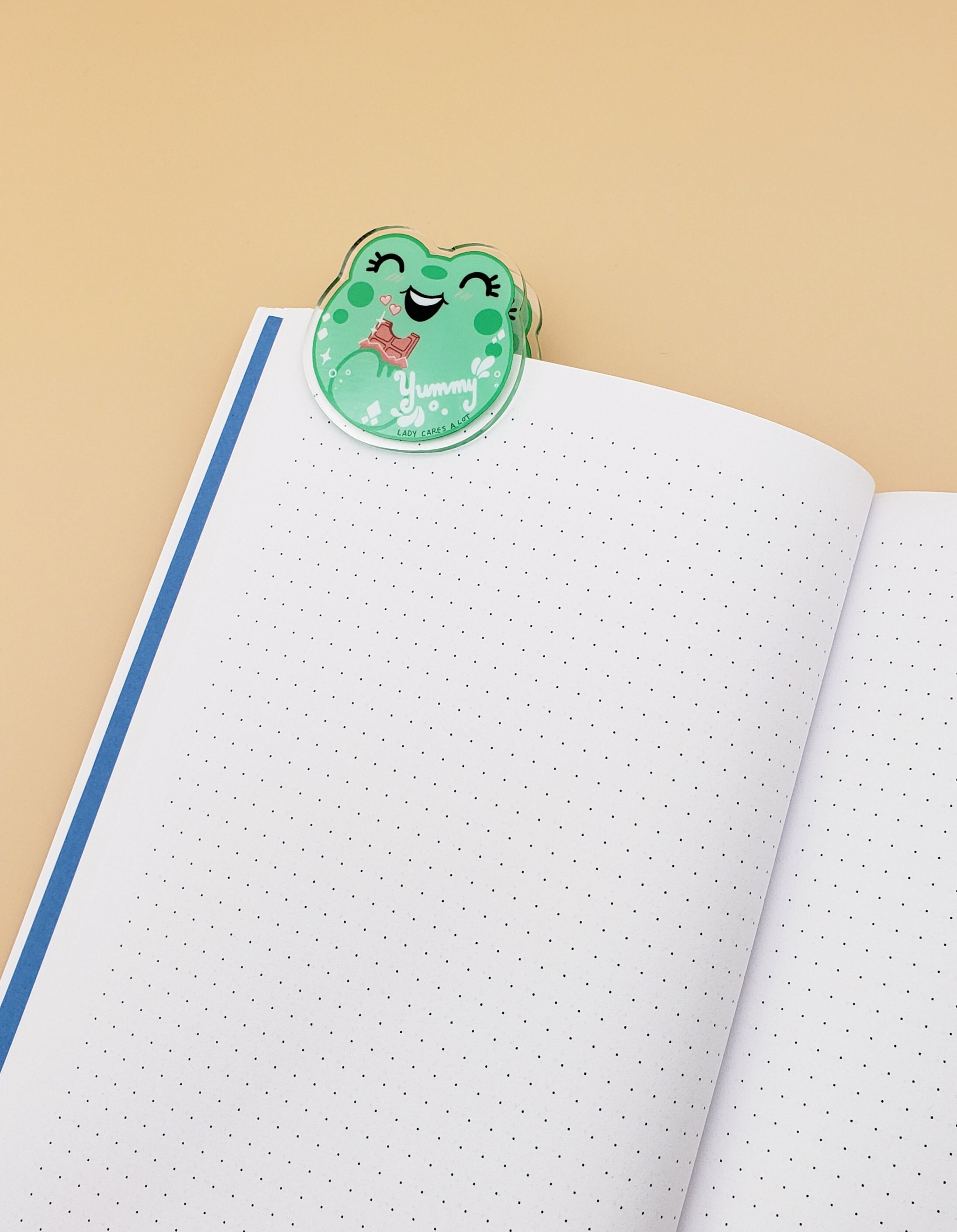 Cute Frog Binder Clip : Kimi the Frog Paper Clip - Etsy
