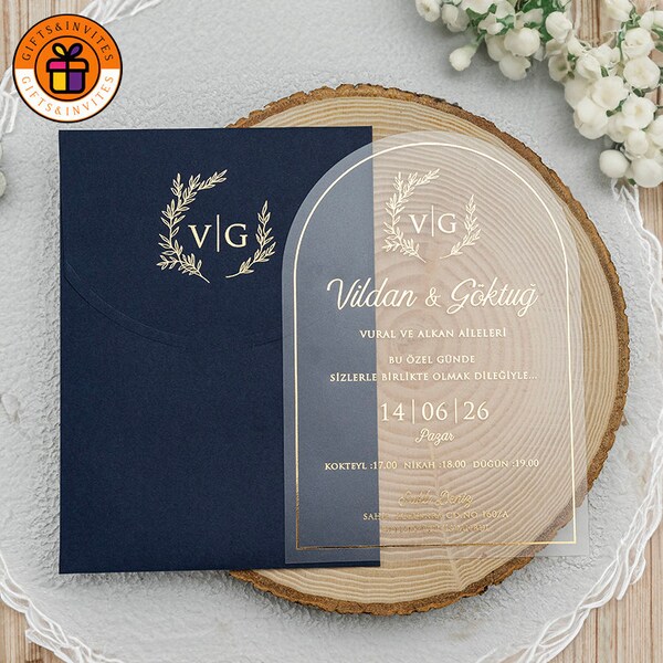 Clear Invitations - Etsy