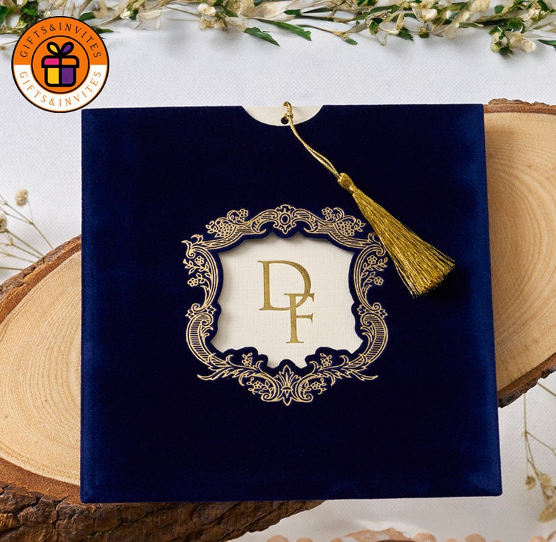 Superior Quality Velvet Invitation, Luxury Wedding Invitation, Wedding ...