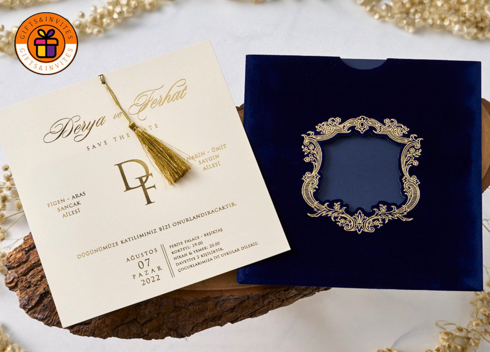 Superior Quality Velvet Invitation, Luxury Wedding Invitation, Wedding ...