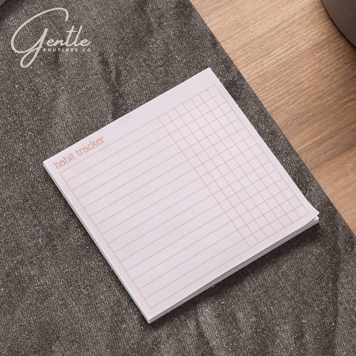 Habit Tracker Sticky Notepad - Lavender - 50 Pages - 3x3 in ...