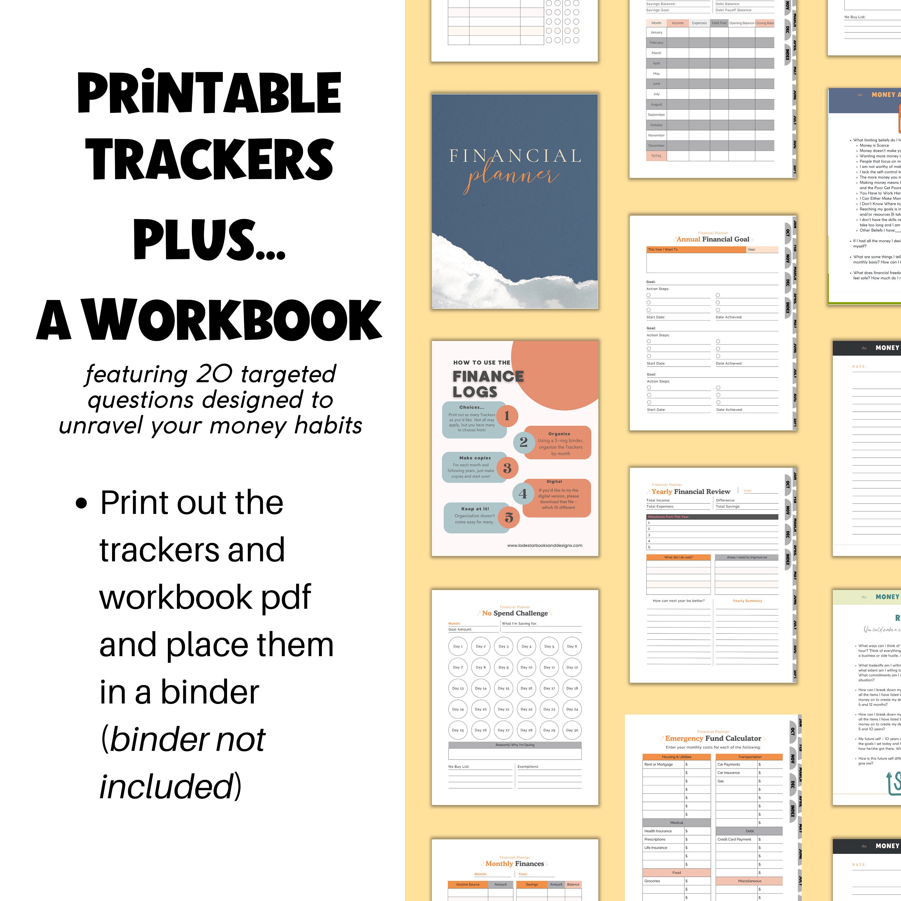 Finance Planner Printables, Budget Planner, Finance Tracker, Budget ...